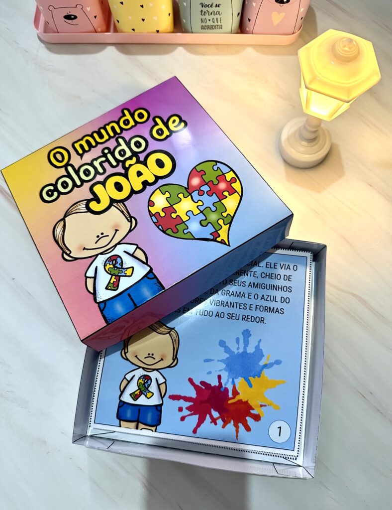História na caixa: O Mundo Colorido de João – Atividades Infantis ...