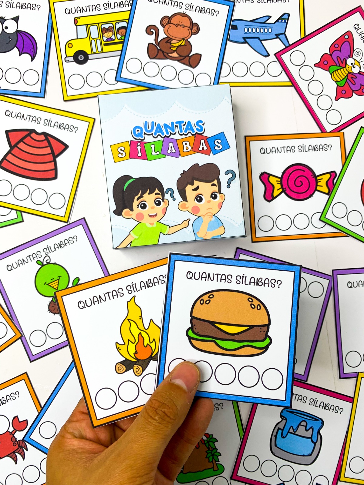 Quantas Sílabas 2 – Atividades Infantis – Loja de Recursos Pedagógicos